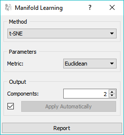 Orange Data Mining - Dimensionality Reduction by Manifold Learning